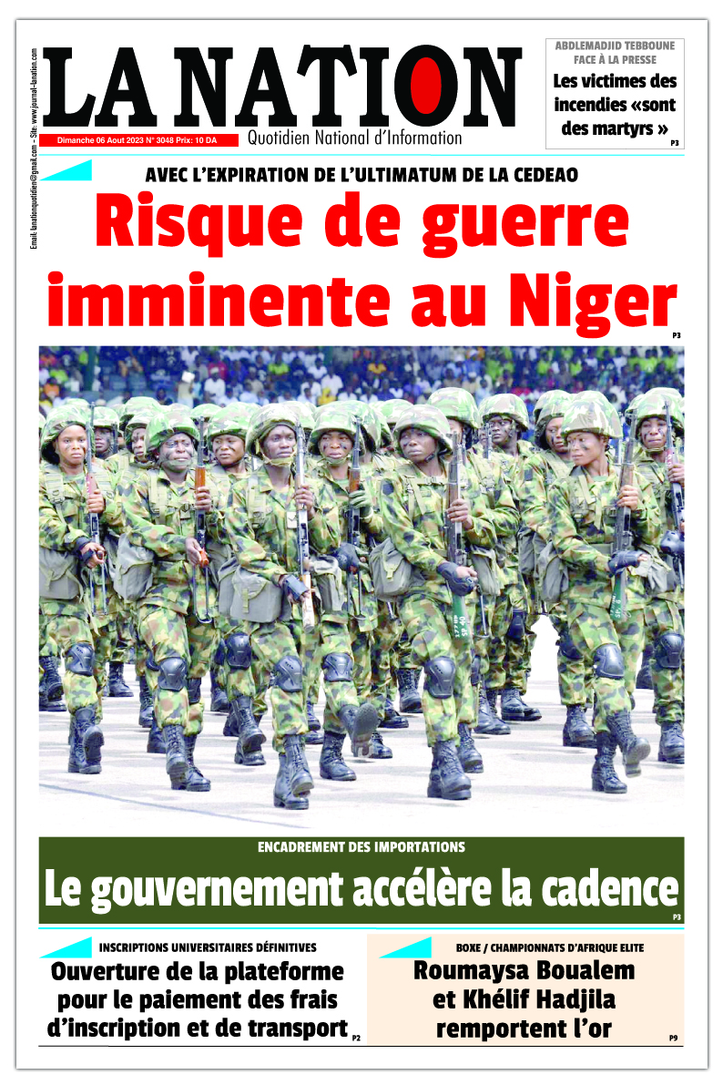 Edition JOURNAL LA NATION N°3048 du 06/08/2023 : - LA NATION