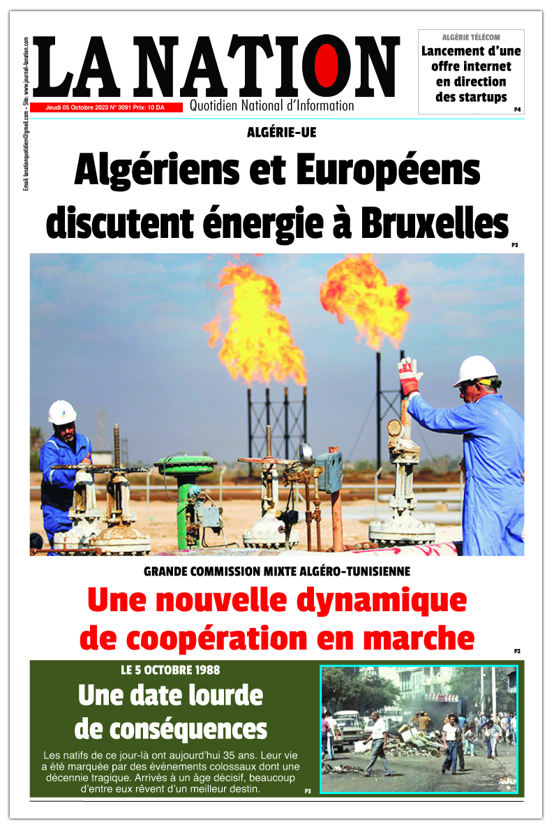 Edition JOURNAL LA NATION N°3091 du 05/10/2023 : - LA NATION
