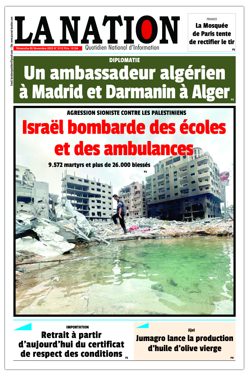 Edition JOURNAL LA NATION N°3111 du 05/11/2023 : - LA NATION