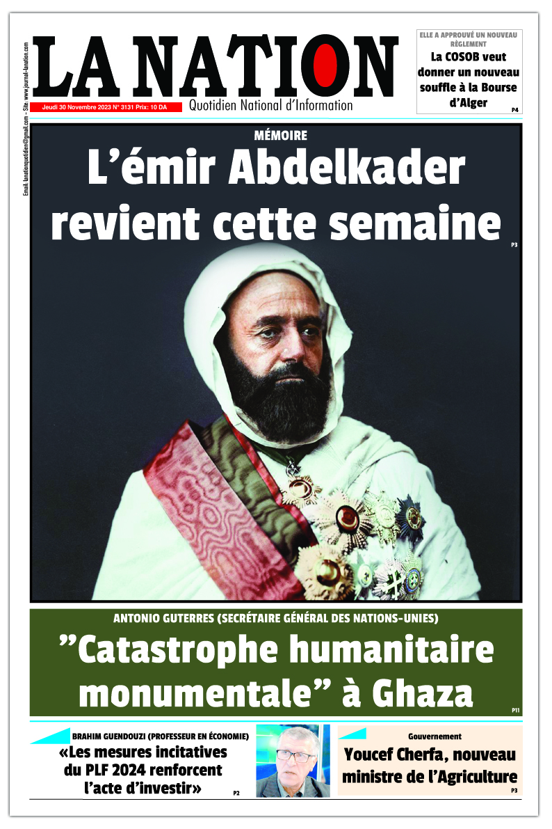 Edition JOURNAL LA NATION N°3131 du 30/11/2023 : - LA NATION