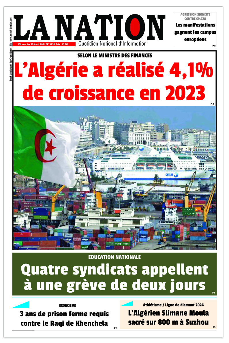 Edition JOURNAL LA NATION N°3238 du 28/04/2024 : - LA NATION