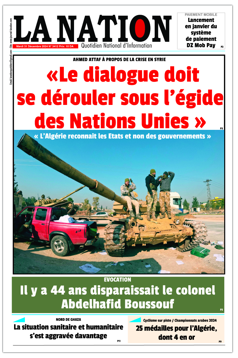 Edition JOURNAL LA NATION N°3412 du 31/12/2024 : - LA NATION