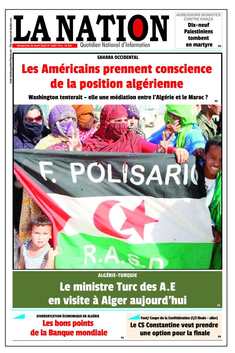 Edition JOURNAL LA NATION N°3487 du 20/04/2025: - LA NATION