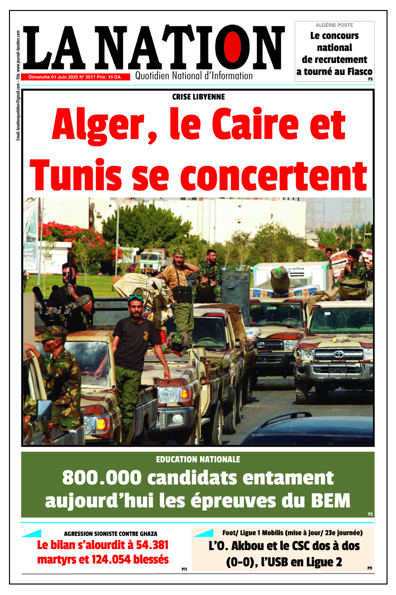 Edition JOURNAL LA NATION N°3517 du 01/06/2025: - LA NATION