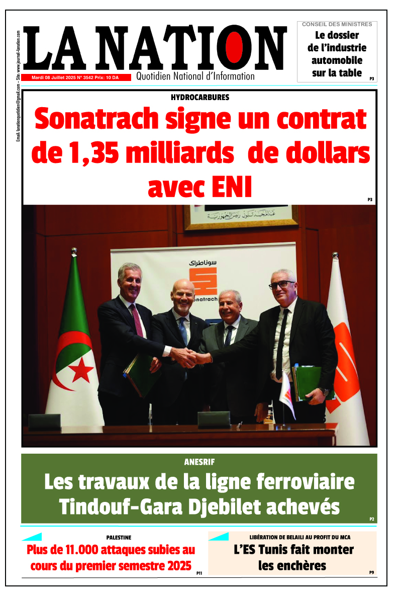 Edition JOURNAL LA NATION N°3542 du 08/07/2025: - LA NATION