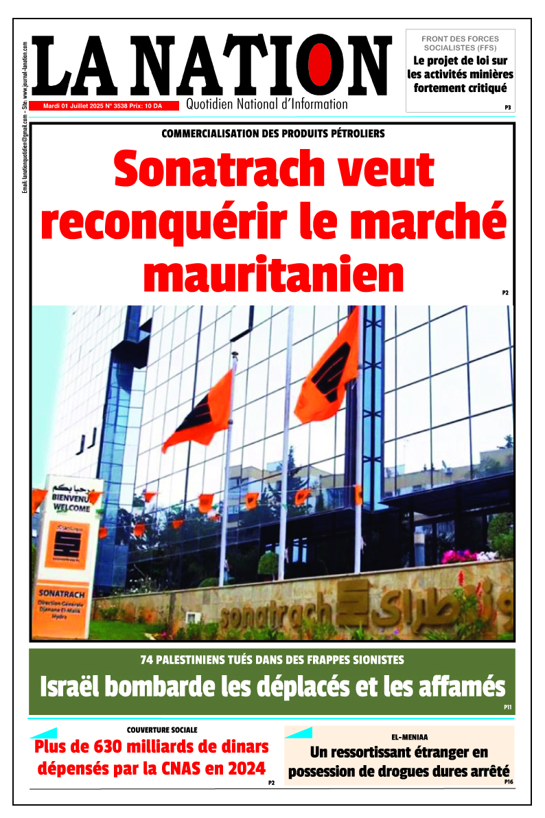 Edition JOURNAL LA NATION N°3538 du 01/07/2025: - LA NATION