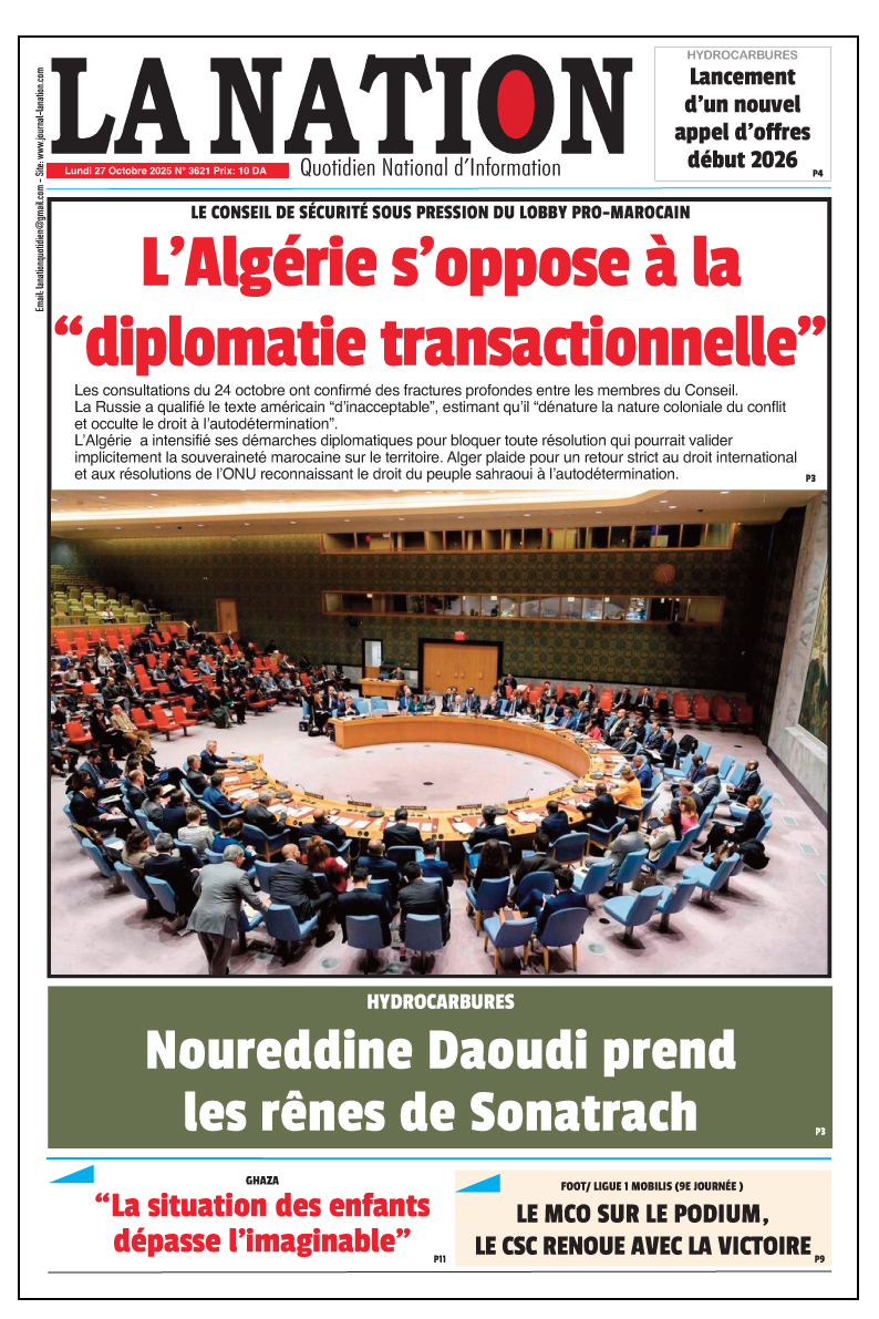 Edition JOURNAL LA NATION N°3621 du 27/10/2025: - LA NATION