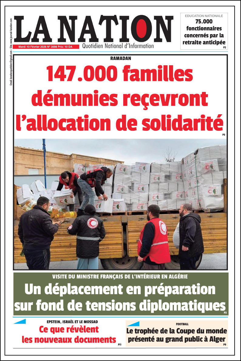 Edition JOURNAL LA NATION N°3698 du 10/02/2026: - LA NATION